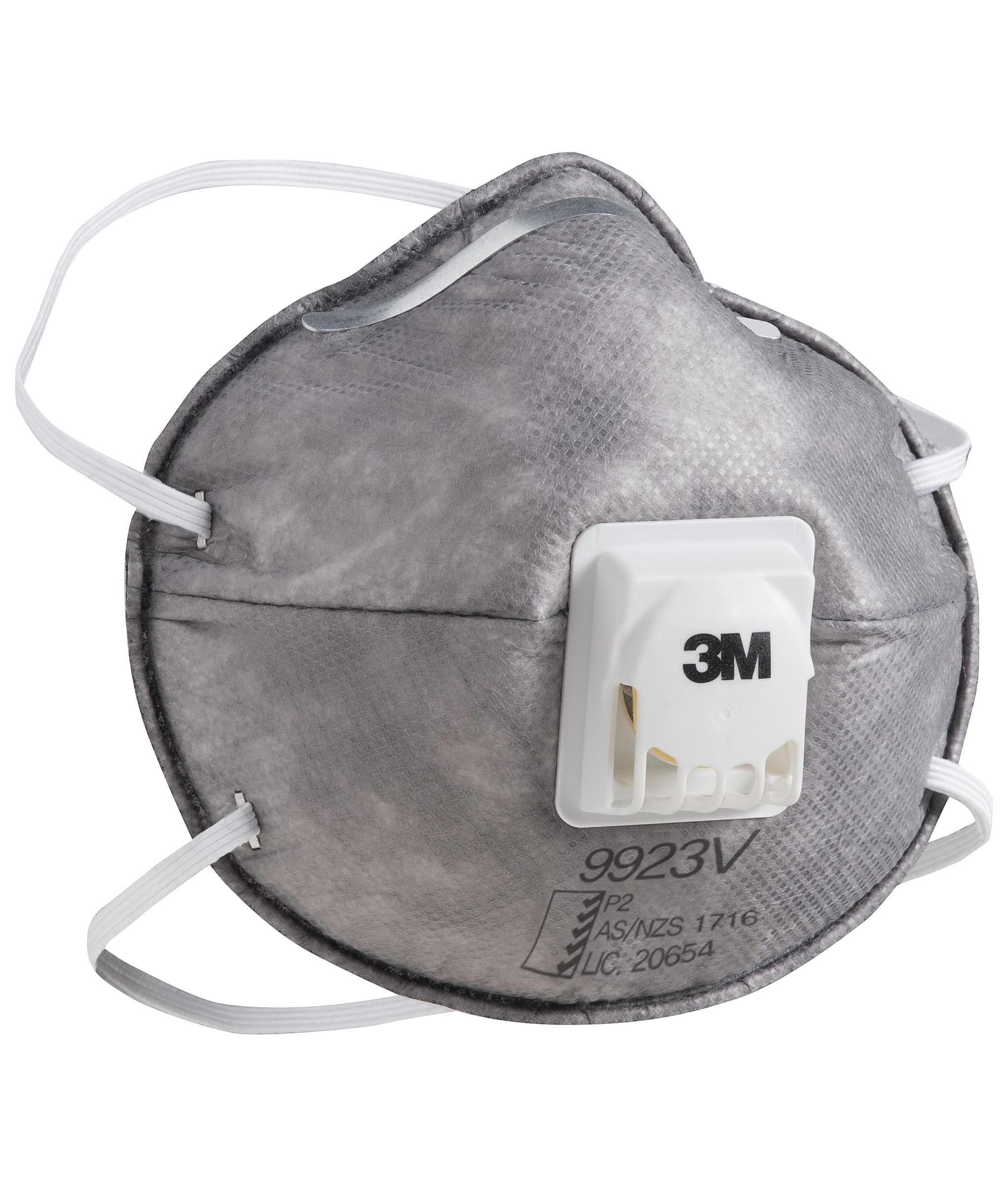 3M™ P2 Particulate Mask Respirator 9923V (with valve), Box of 10