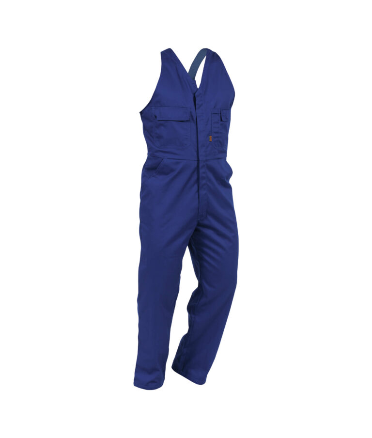 BISON WorkZone Easy Action Polycotton Royal Blue Overall (EAZPC)