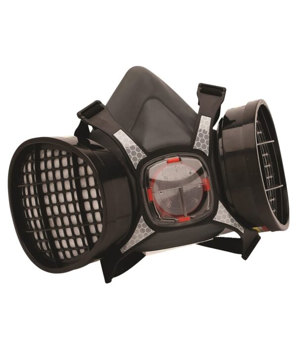 Assembled Maxi 2000 Half Mask with ABEK1 Cartridges - Multigas