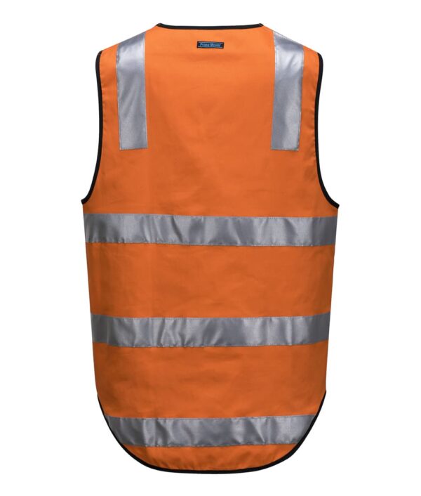 100% Cotton Hi-Vis Day/Night Vest - MW338 Orange