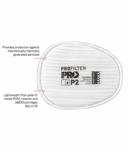P2 Prefilters for HMTPM Half Mask (Box of 20)