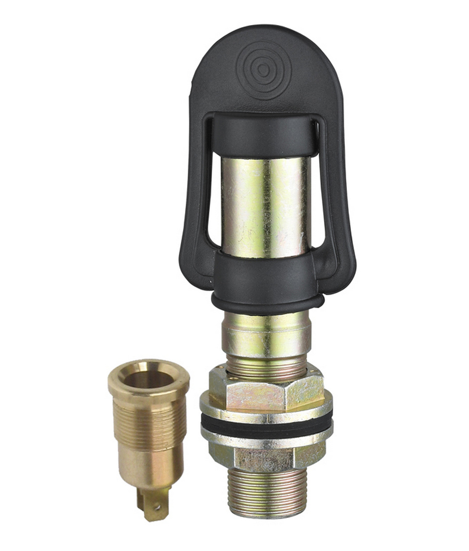 ISO Mounting Socket, Threaded Base, pre-wired